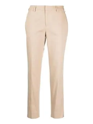 PT TORINO Straight-leg Stretch-cotton Trousers - Neutrals