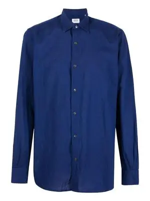 Aspesi Long-sleeved Cotton Shirt - Blue
