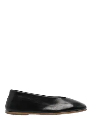 Marsèll Square-toe Ballerina Shoes - Black