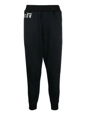 Dsquared2 Icon Logo-print Track Pants - Black