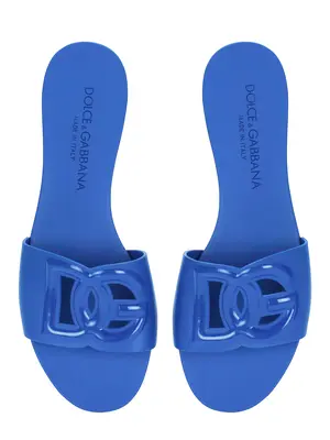 Dolce & Gabbana Dolce & Gabbana Rubber Slides Blue