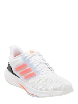 Adidas Lite Racer Lace-up Sneakers - White/solar Red