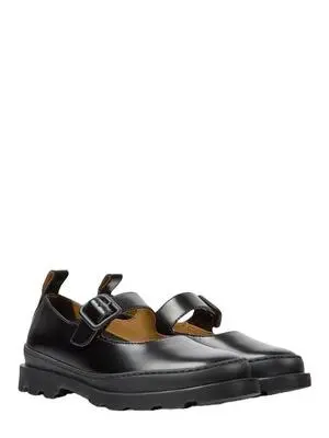 Camper Brutus Mary Jane Flat - Black