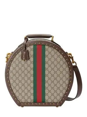 Gucci Savoy Small Hat Box GG Canvas Beige