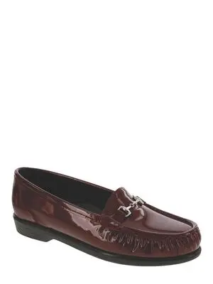 SAS Metro Metallic Loafer - Garnet