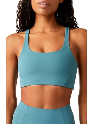 Free People Fp Movement Never Better Racerback Bra Hydro
