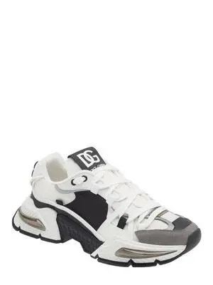 Dolce & Gabbana Airmaster Low-top Sneakers - White/ Black