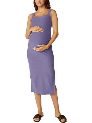 Beyond Yoga Beyond Yoga Icon Spacedye Maternity Dress Indigo Heather