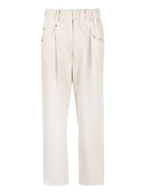 Brunello Cucinelli Mid-rise Trousers - Neutrals