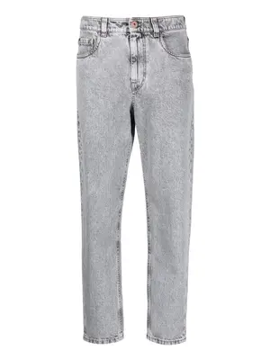 BRUNELLO CUCINELLI High-Rise Tapered Jeans