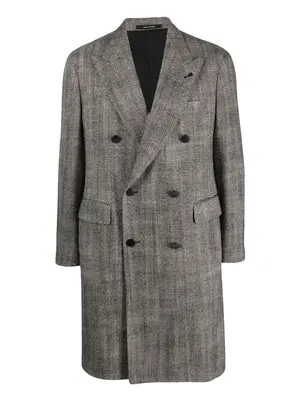 Tagliatore Double-breasted Coat - Black