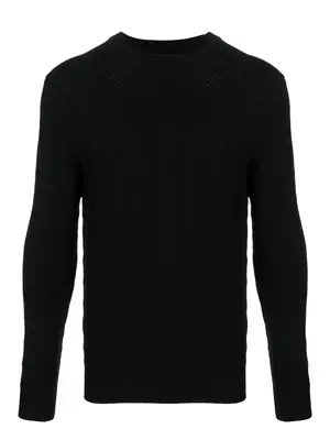 Tagliatore Crew-neck Jumper - Black