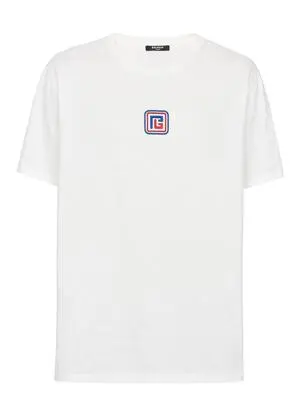 Balmain Pb Crew-neck T-shirt - White