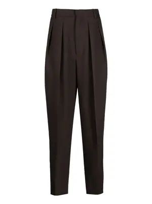 Random Identities Tapered Trousers - Brown