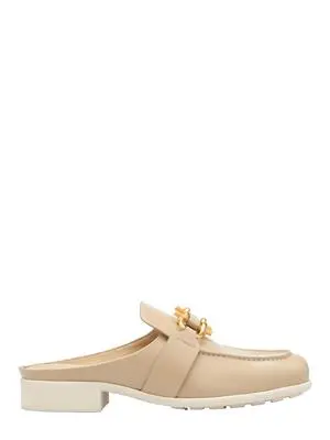 Bottega Veneta Monsieur Leather Loafer Mules - Tan