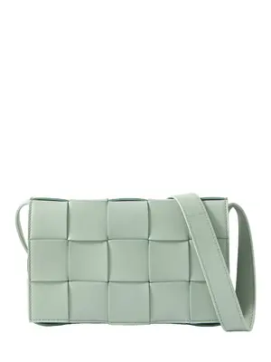 Bottega Veneta Cassette Medium Crossbody Bag Green