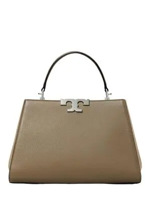 Tory Burch Small Eleanor Pebble Leather Satchel - Wild Mushroom