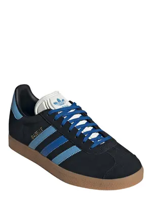 Adidas Adidas Gazelle Lace-Up Sneakers Black/blue/light Blue