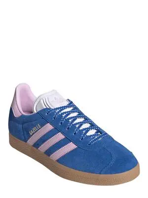 Adidas Adidas Gazelle Lace-Up Sneakers Blue/orchid Fusion/gum
