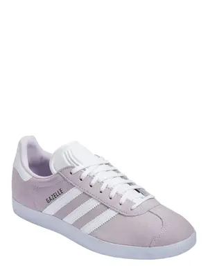 Adidas Adidas Gazelle Lace-Up Sneakers Silver Dawn/ White/ Black