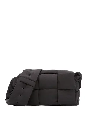 Bottega Veneta Padded Tech Cassette Crossbody Bag - Black-silver