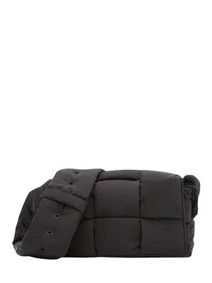 Bottega Veneta Padded Tech Cassette Crossbody Bag - Black-silver