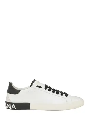 Dolce & Gabbana Portofino Low-top Sneakers - White