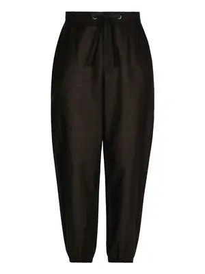 Dolce & Gabbana Drawstring Trousers - Black