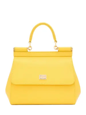 Dolce & Gabbana Sicily Medium Tote Bag - Yellow
