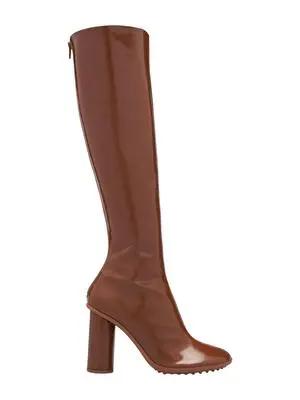 Bottega Veneta Atomic Patent Leather Knee Boots - Brown