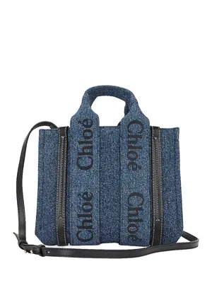 Chloé Small Woody Tote - Denim