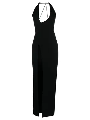 MONOT Cut-out Maxi Gown - Black