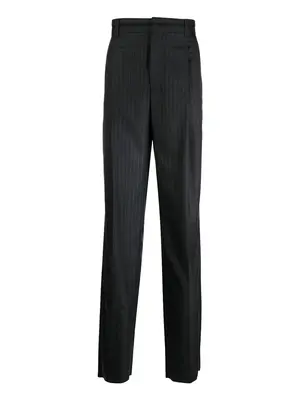FERRARI Ferrari Tailored Striped Virgin-Wool Trousers
