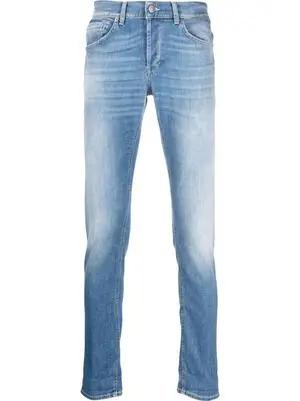 DONDUP Mid-rise Skinny Jeans - Blue