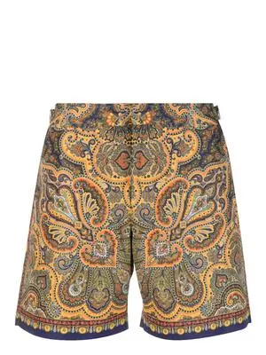 Orlebar Brown Bulldog Mystique Paisley Swim Shorts - Blue