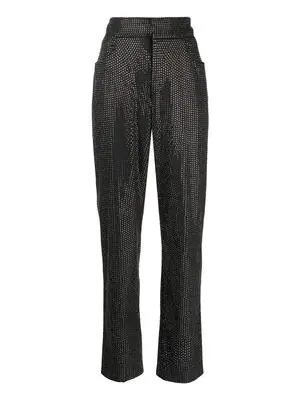 Giuseppe Di Morabito Crystal-embellished Trousers - Black