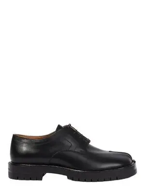 MAISON MARGIELA Tabi Leather Derby Shoes - Black