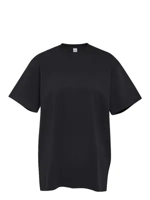 TOTEME Cotton Jersey T-shirt - Black
