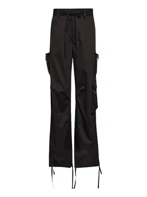 Dolce & Gabbana High-rise Straight Cotton Pants - Black