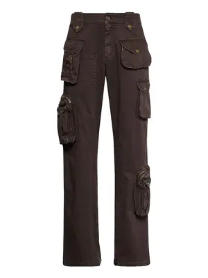 Dolce & Gabbana Mid-rise Straight Cargo Pants - Brown