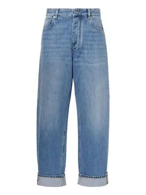Bottega Veneta Mid-rise Straight Jeans - Blue