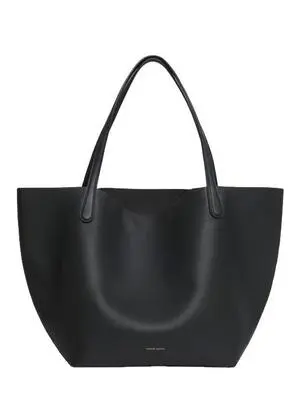 MANSUR GAVRIEL Everyday Soft Leather Tote - Black/ Black
