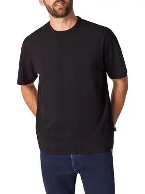 34 Heritage Slub Cotton Crewneck T-shirt Black
