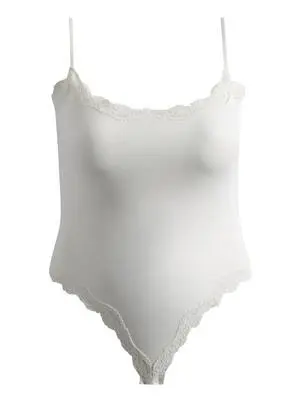 SKIMS SKIMS Fits Everybody Corded Lace Cami Bodysuit Marble
