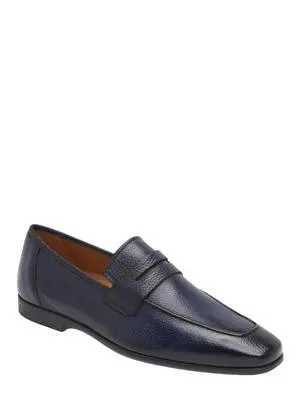 Mezlan Deerskin Penny Loafer - Blue