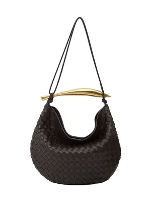Bottega Veneta BOTTEGA VENETA Sardine Leather Shoulder Bag Fondant