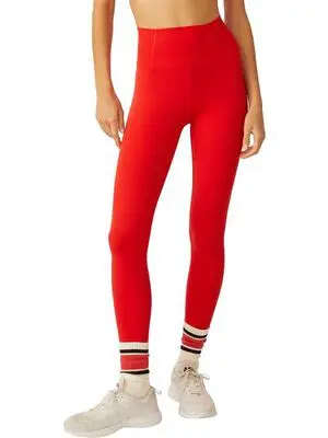 Free People Fp Movement Never Better High Waist Leggings Red