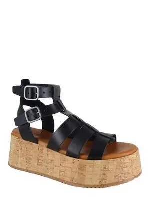 CANDIE'S Moramy Platform Sandals - Black