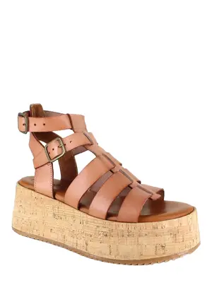 CANDIE'S Candie's Moramy Platform Sandals Camel