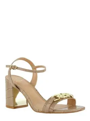 Dune London Manual Ankle Strap Sandal - Taupe